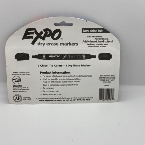 EXPO | Office | Expo Dry Erase 2 In Markers 4 Count 8 Assorted C | Poshmark